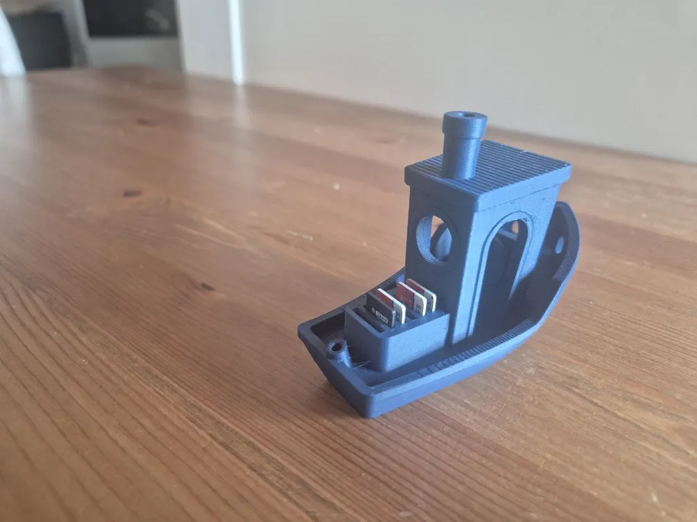 Benchy Micro SD Card Holder - Free 3D Print Model - MakerWorld