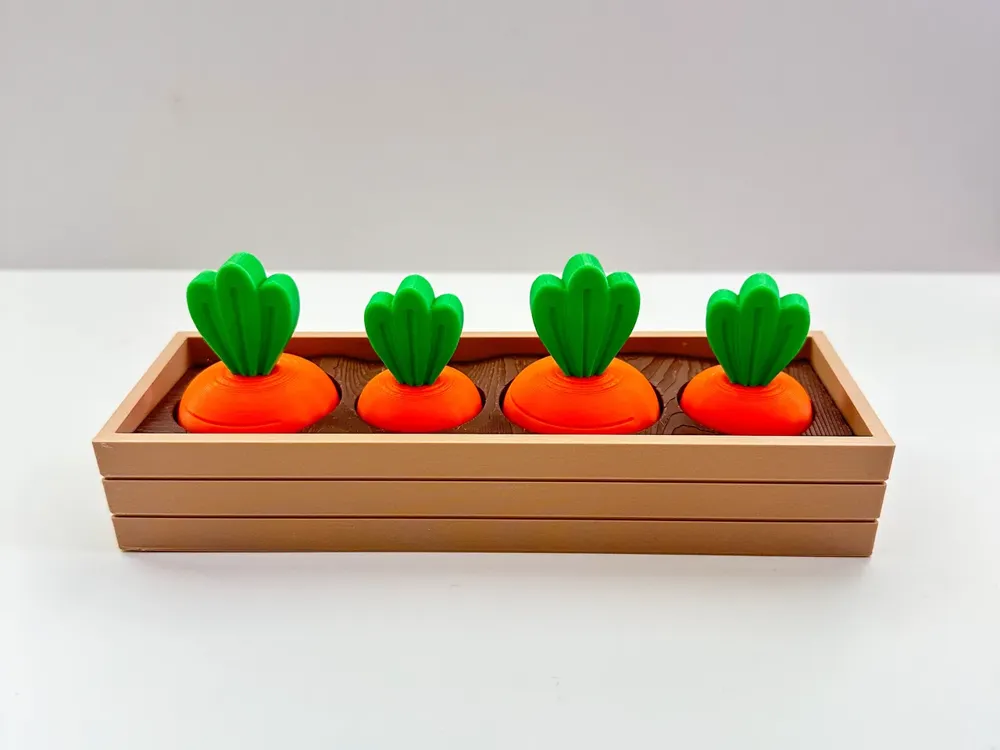 Carrot Garden Layered Fidget Toy by TheDev - MakerWorld