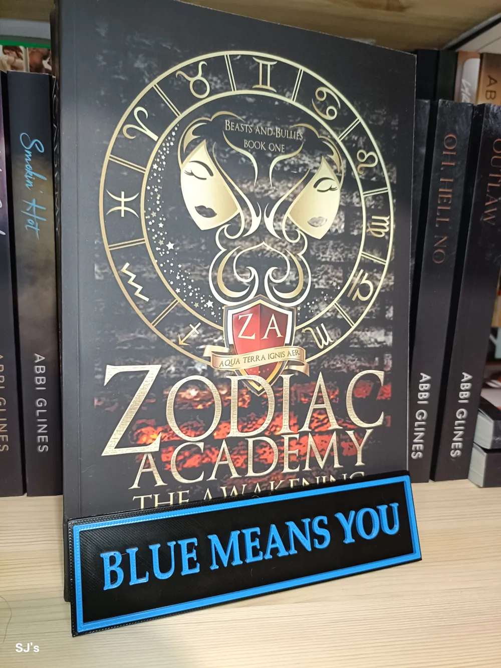 Bookshelf Sign - Blue Means You - Free 3D Print Model - MakerWorld