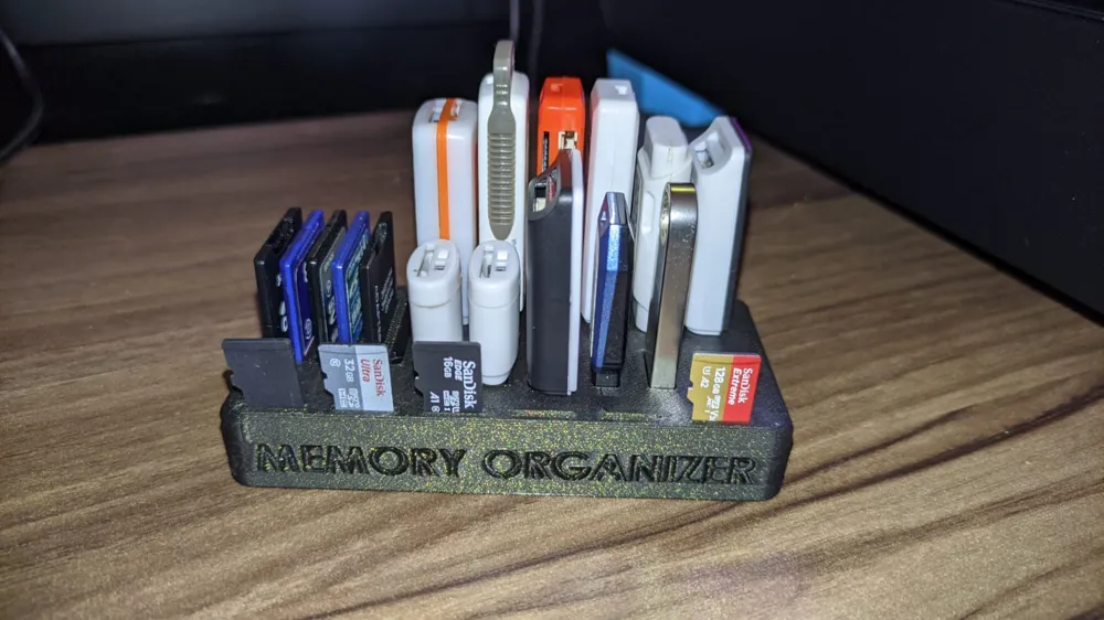 Memory´s Organizer (USB - SD - Microsd) by JC3DESIGN - MakerWorld