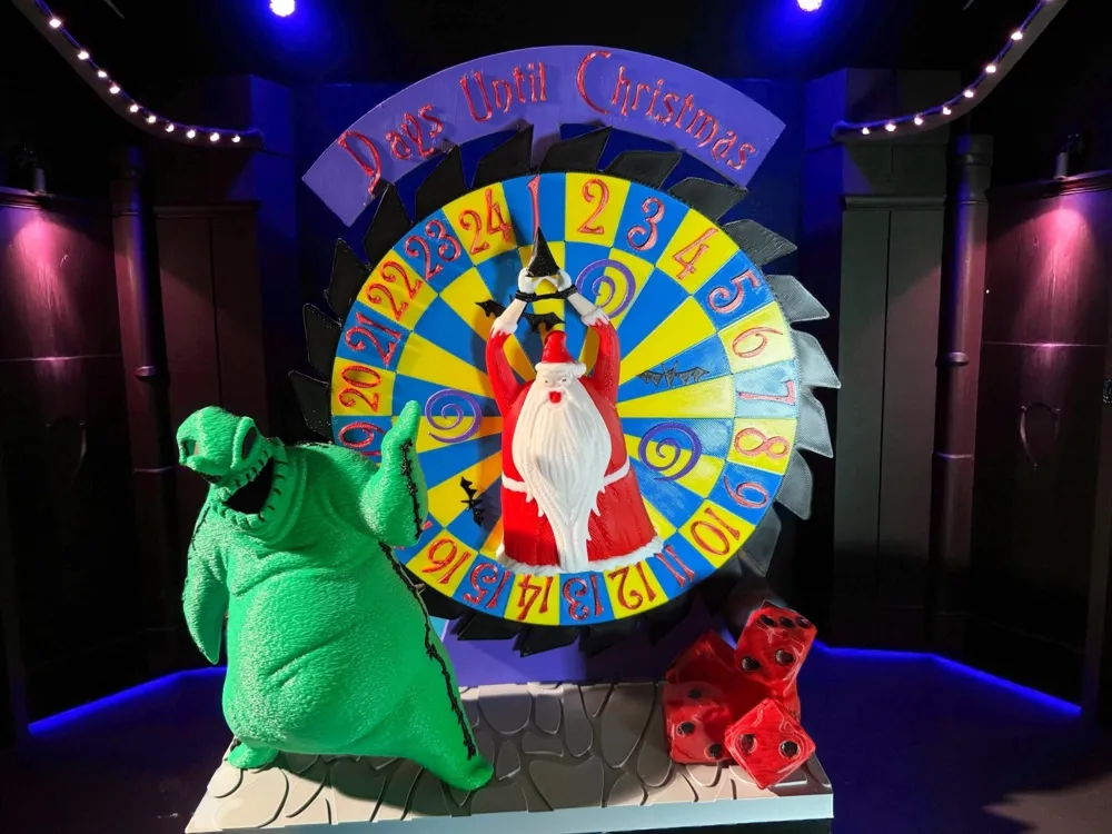 Oogie Boogie's Christmas Countdown - Free 3D Print Model - MakerWorld