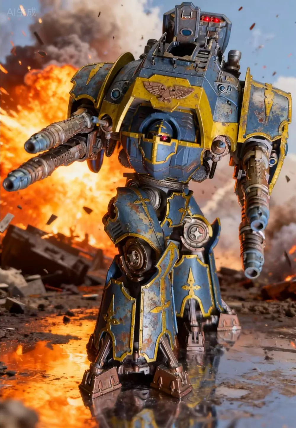 Warhammer 40K - Knight Spherical Titan - Free 3D Print Model - MakerWorld