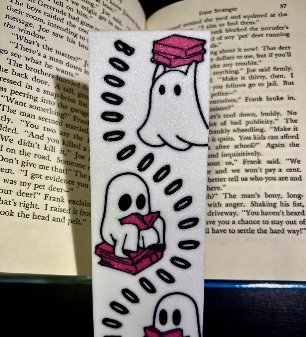 Ghost Bookmark - Free 3D Print Model - MakerWorld