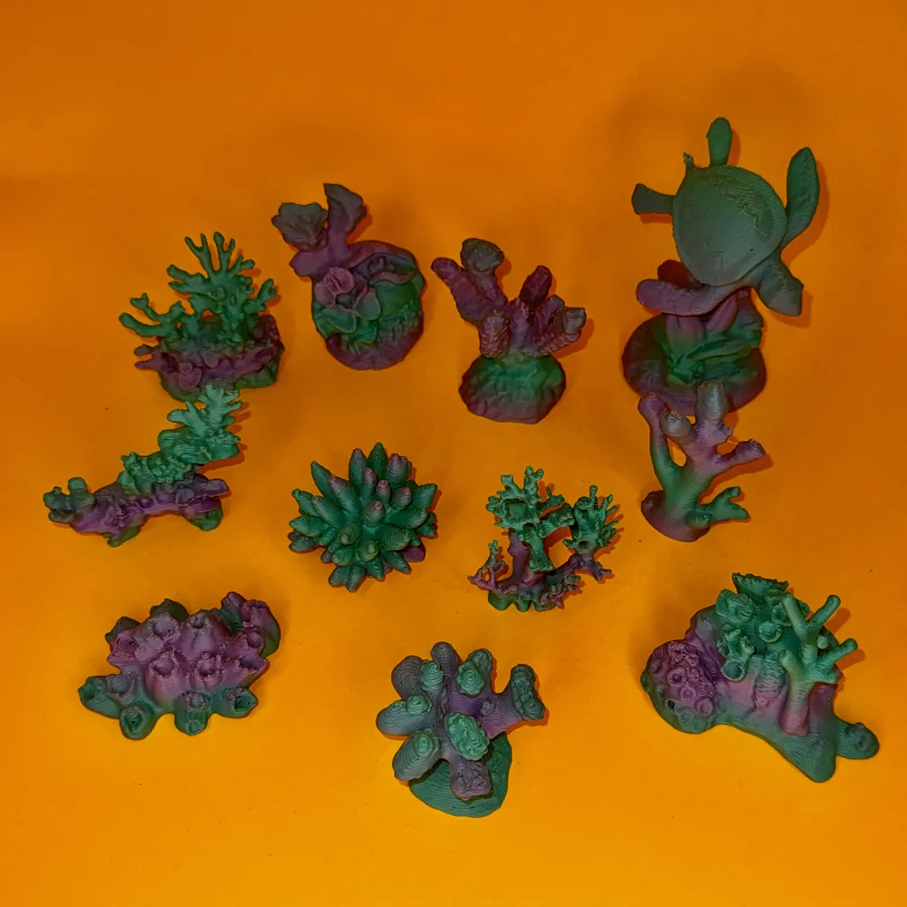 11 Corals - Aquarium Terrarium Decor - Free 3D Print Model - MakerWorld