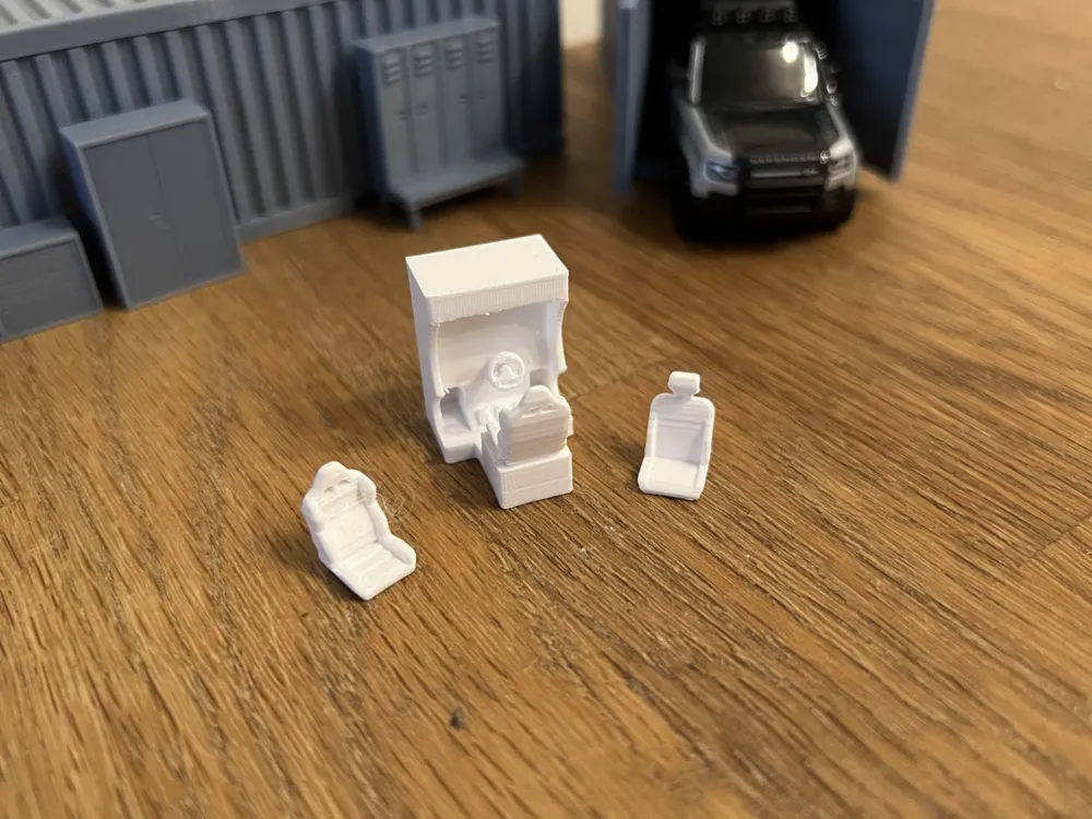 シートとアーケードレーサー 1/64 ホットウィール マッチボックス シク 作成者： Sir_Stigma MakerWorld：無料3Dモデルをダウンロード