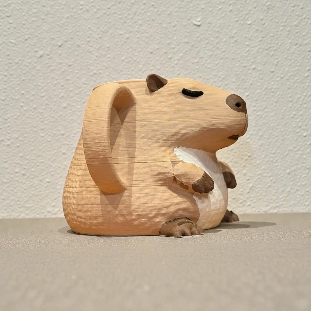 Chill Capybara Holder for Ice Cream Pints - Free 3D Print Model ...