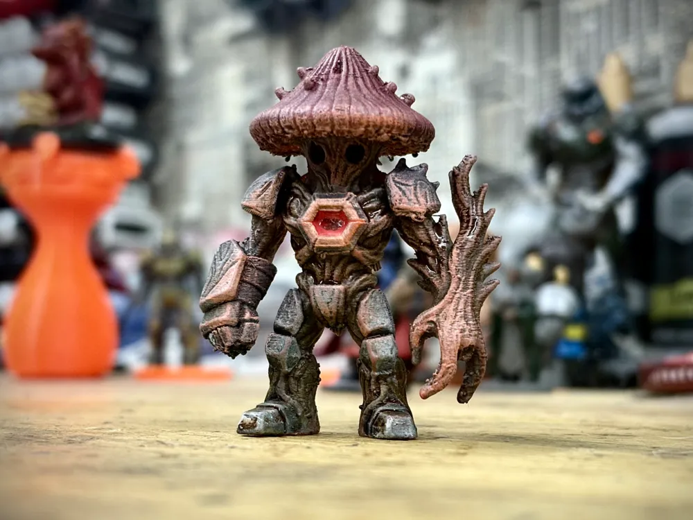 Myconid Spore stone Warden | Myconid Golem str dnd - Free 3D Print ...