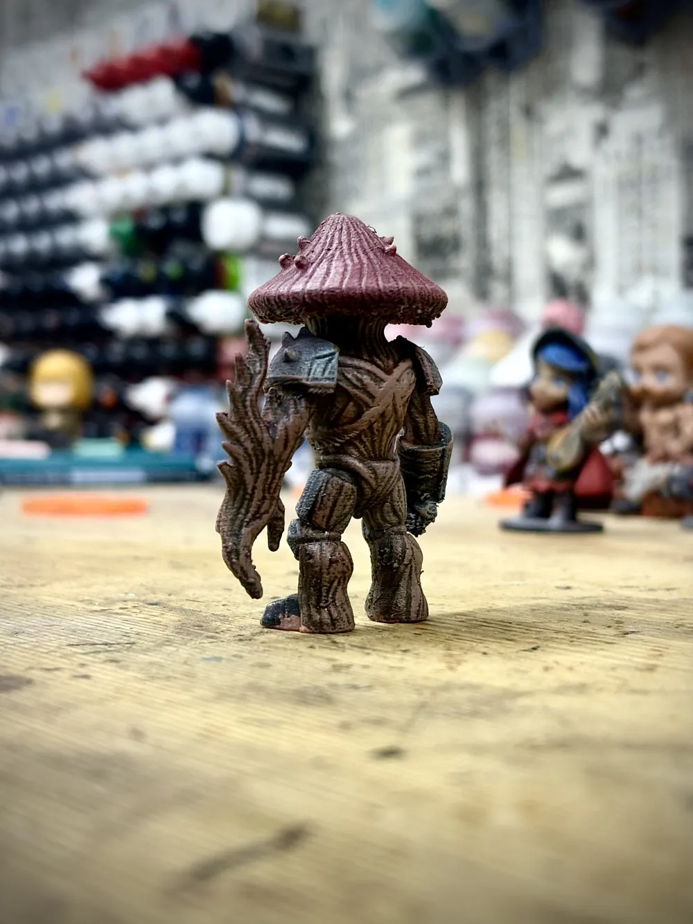 Myconid Spore stone Warden | Myconid Golem str dnd - Free 3D Print ...