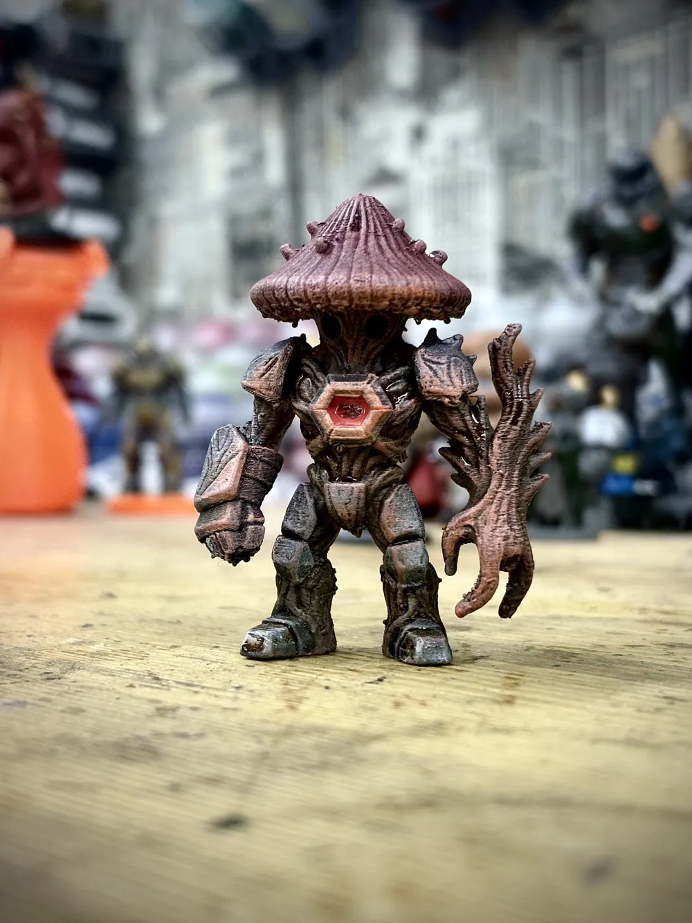 Myconid Spore stone Warden | Myconid Golem str dnd - Free 3D Print ...