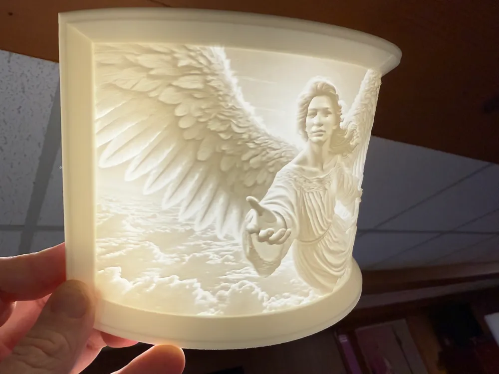 Angel Flying Extending a Hand by DB Print3d MakerWorld: Download Free ...