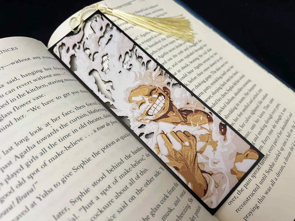 Luffy Gear 5, One Piece, Marcador de Página Recortado Emoldurado ...