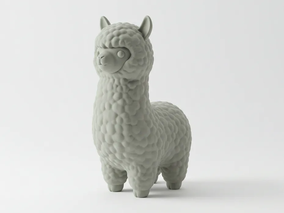 Mini Cute Alpaca Figurine by Onur - MakerWorld