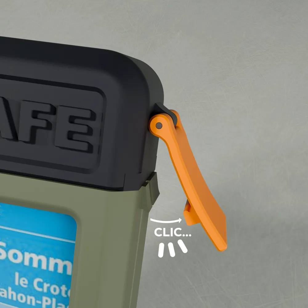 TrailSafe Hiking Case (IGN Map + Compass + Tools) - Free 3D Print Model ...