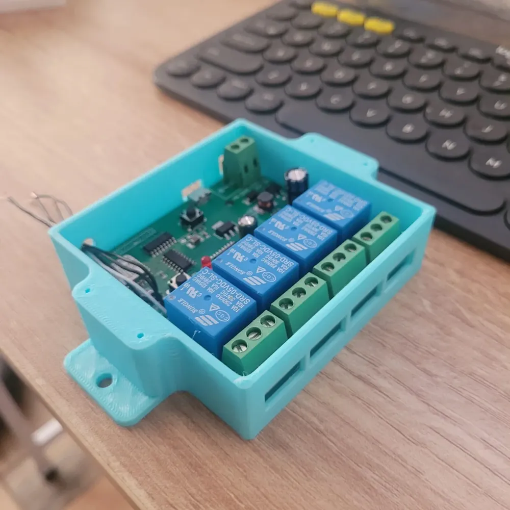 4CH Wifi Relay Board enclosure (MHCOZY) by SPEKERDUDE - MakerWorld