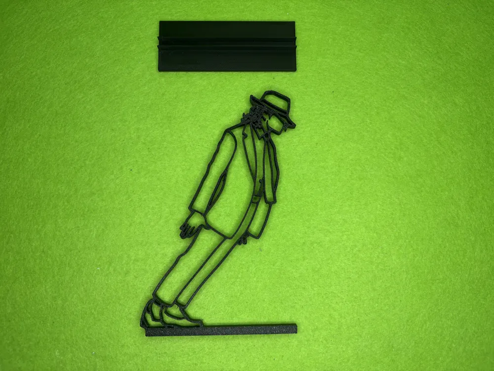 Michael Jackson Smooth Criminal Silhouette - Free 3D Print Model ...