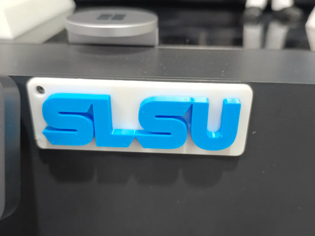 Chaveiro com o logotipo da SLSU - Modelo gratuito para impressão 3D ...