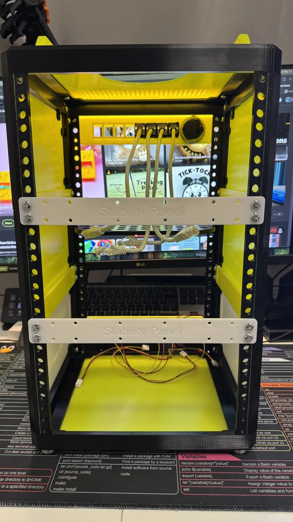 EasyRack 10 inch Rack - 3U, 6U, 9U, XU by sn0w_ye MakerWorld: Download ...