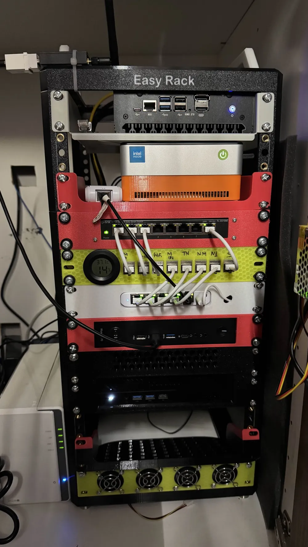 EasyRack 10 inch Rack - 3U, 6U, 9U, XU by sn0w_ye MakerWorld: Download ...