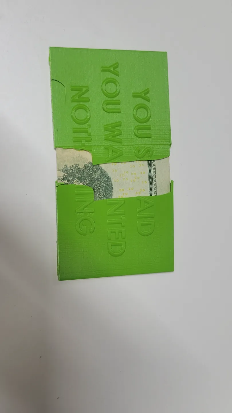Nothing money Card by LKreations MakerWorld: Download Free 3D Models