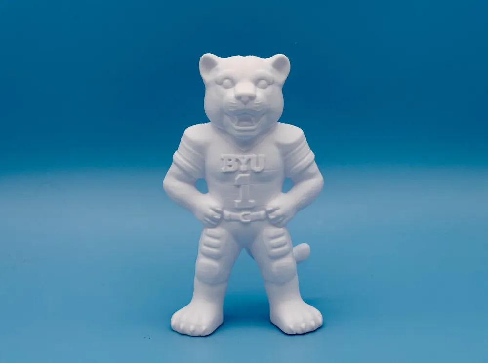 BYU Football figurine - Free 3D Print Model - MakerWorld