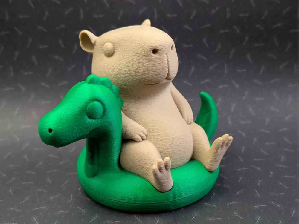 Capybara on Dinsoaur (NO AMS) by yap MakerWorld: Download Free 3D Models