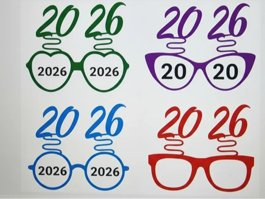 ¡Mezcla y combina! Gafas 2026 - Modelo de impresión 3D gratuito ...