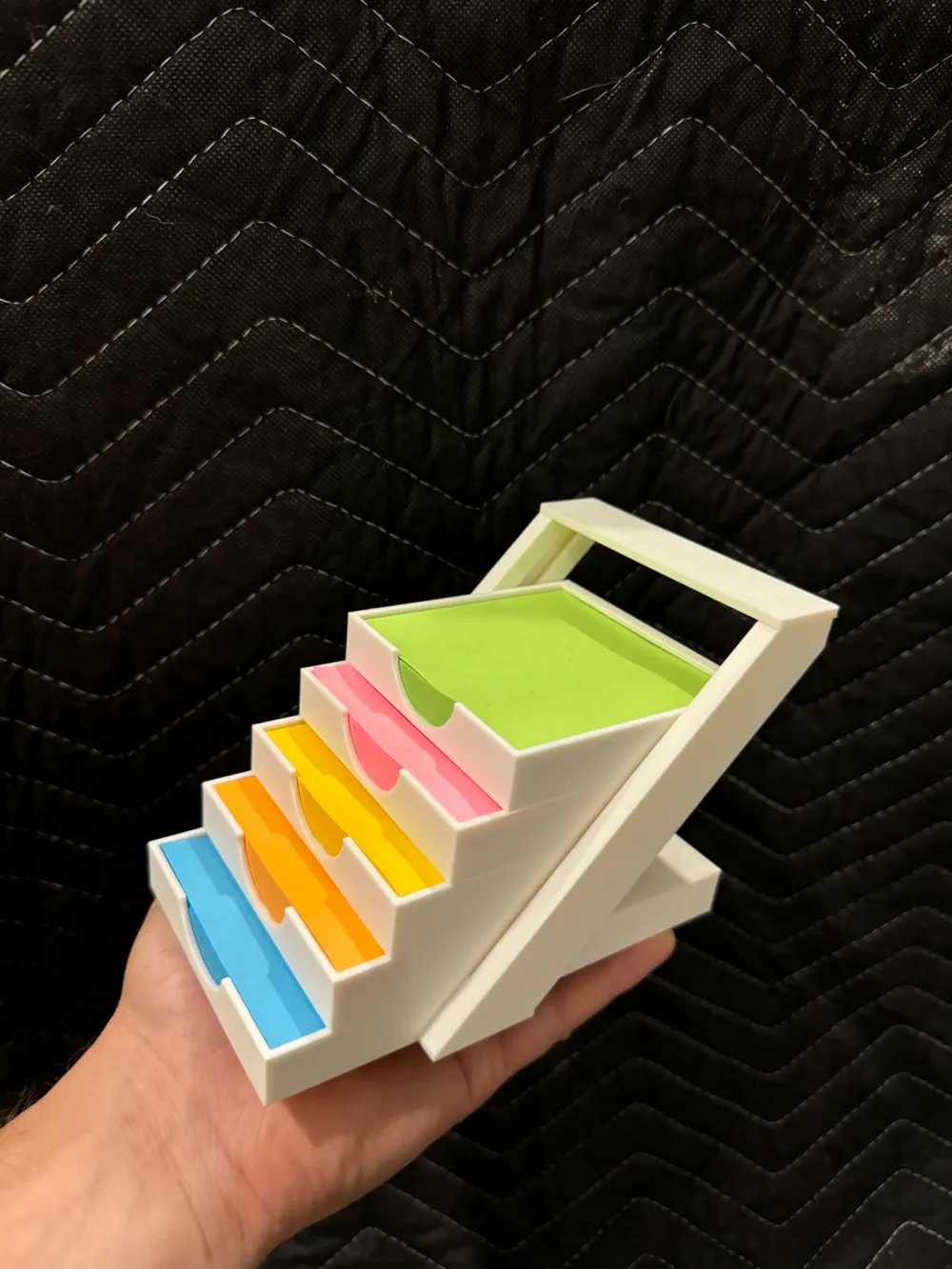 Sticky note organizer - Stair shaped - No support by Sediment Print ...