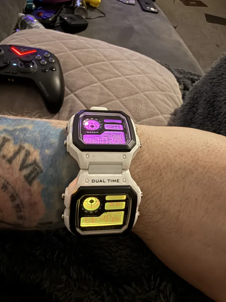 Alien Inspired Dual Watch Head (Casio) Link - Free 3D Print Model ...