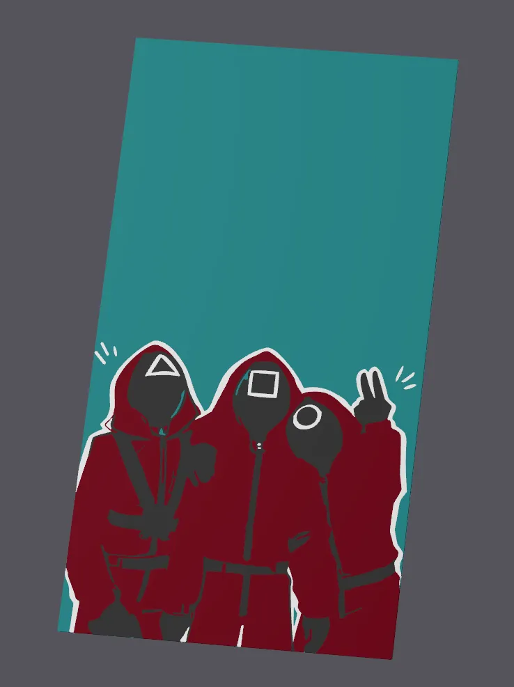 Squid Game Bookmark by Novachrono - MakerWorld