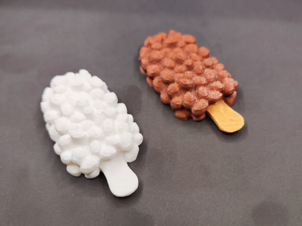 Crispy chocolate ice cream, magnet by Creatività in 3D - MakerWorld