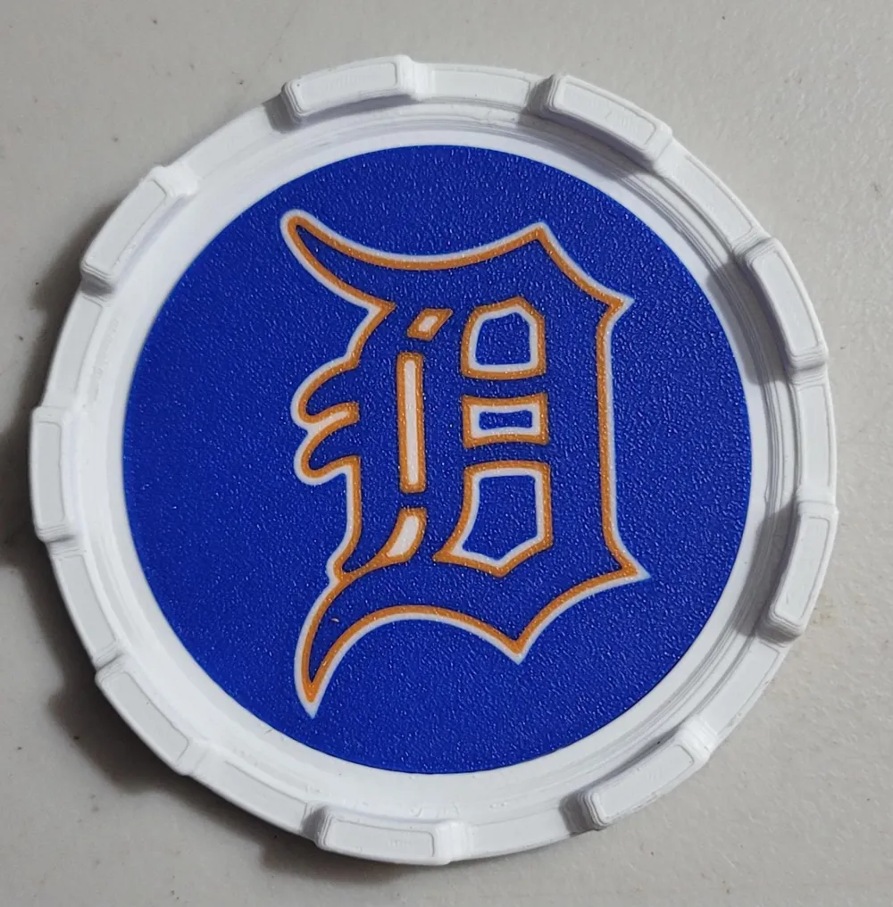 COASTER MASTER INSERT - DETROIT TIGERS by mercadogarzas MakerWorld ...