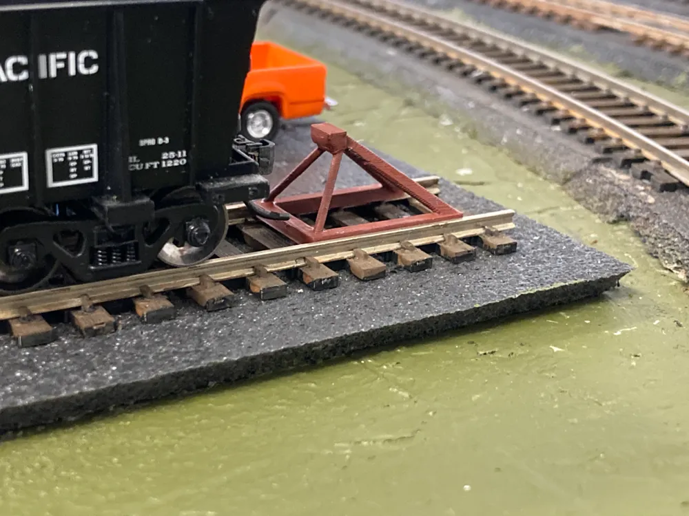 Track Bumper - HO Scale 1/87 by GW_196 MakerWorld: Download Free 3D Models