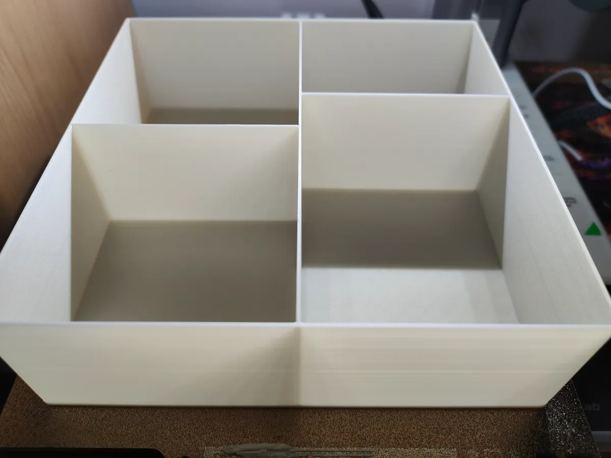 (16) 4-compartment container - Free 3D Print Model - MakerWorld