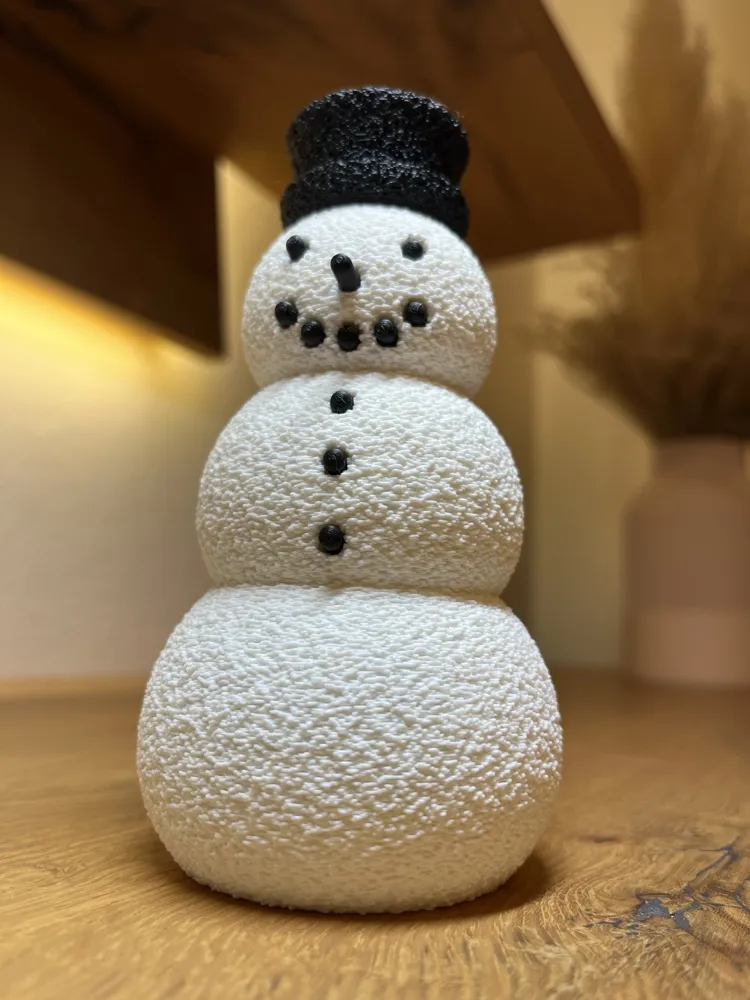Fuzzy Snowman Brothers – Snowy & Smiley - Free 3D Print Model - MakerWorld