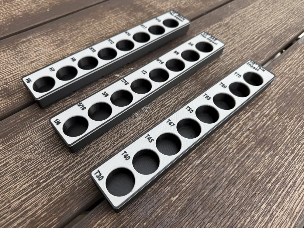 Pittsburgh Pro 1/2" SAE Hex Socket Holder by RobNordic MakerWorld ...
