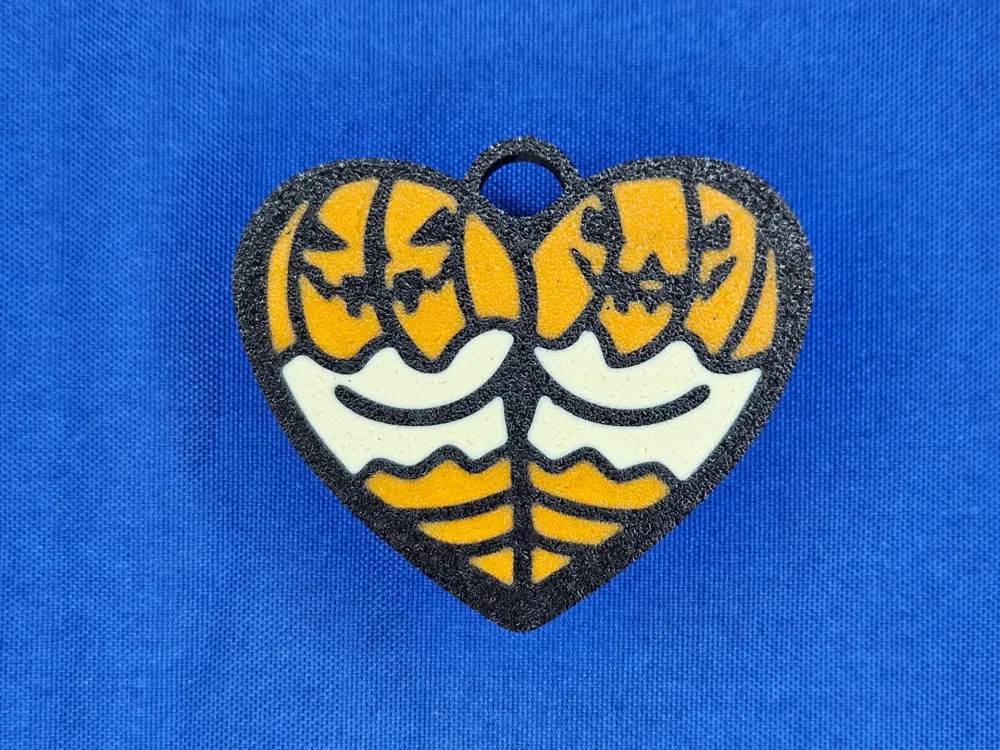 THICC Pumpkin Booty Heart Butt Pendant by NoProblem MakerWorld ...
