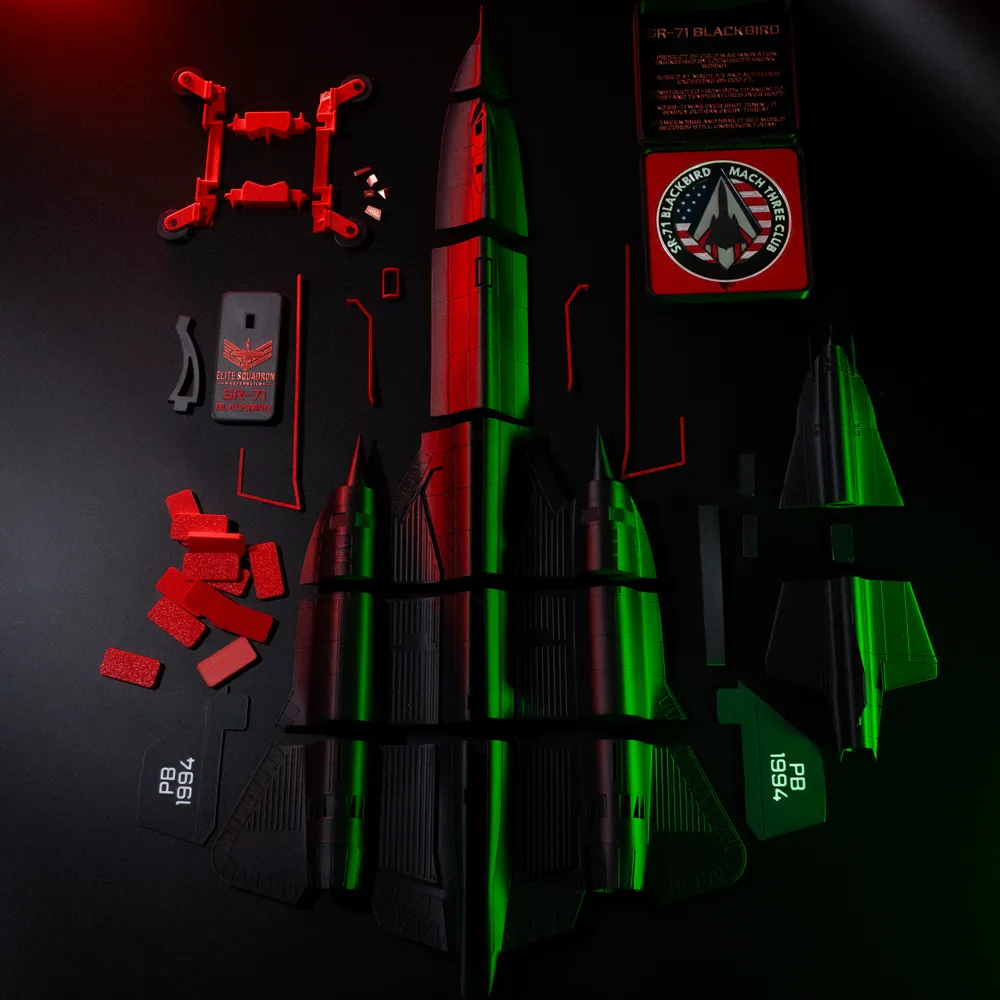 SR-71 Blackbird - MasterBuilds - SnapKit - 免费 3D 打印模型 - MakerWorld