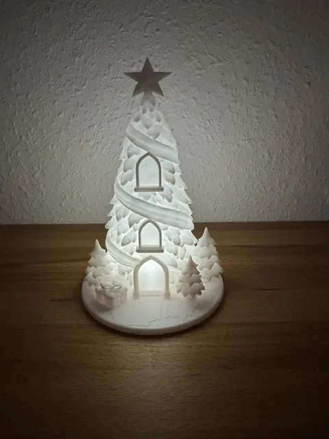 Winter Magic Pyramid - Free 3D Print Model - MakerWorld