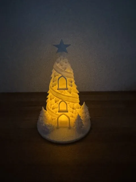 Winter Magic Pyramid by 3D Drucker MakerWorld: Download Free 3D Models