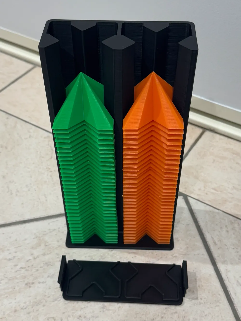Pyramid Spacer Storage Rack Remixed by ARDesigns - MakerWorld