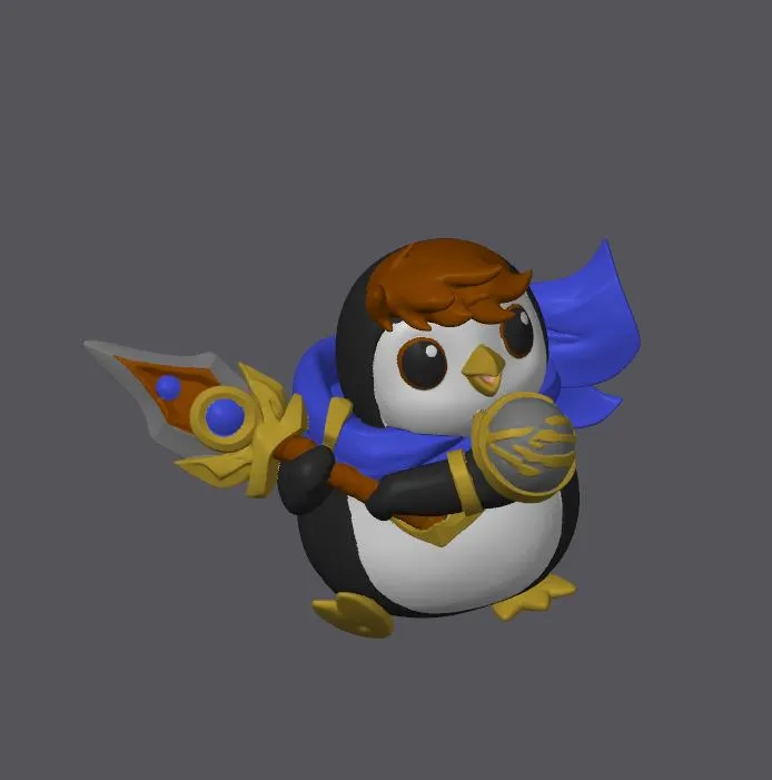 Pengu Garen Skin LoL by Kaartilage - MakerWorld