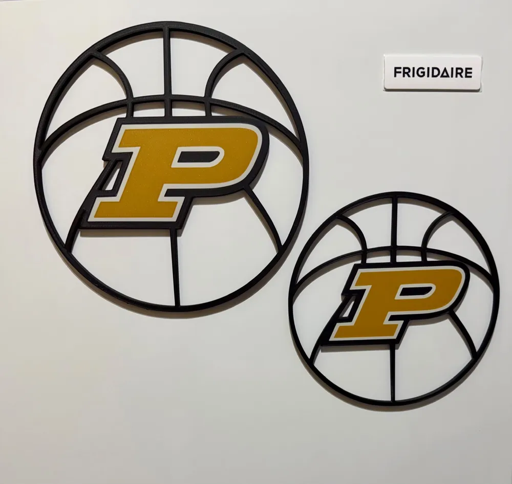 Purdue Basketball Wall Art / Magnet by CHurc MakerWorld: Download Free ...