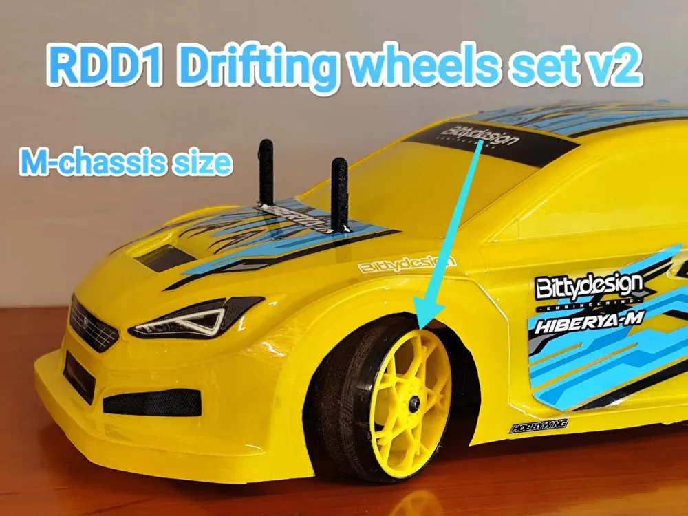RDD1 Drifting wheels set v2 by Firebirdpc MakerWorld: Download Free 3D Models