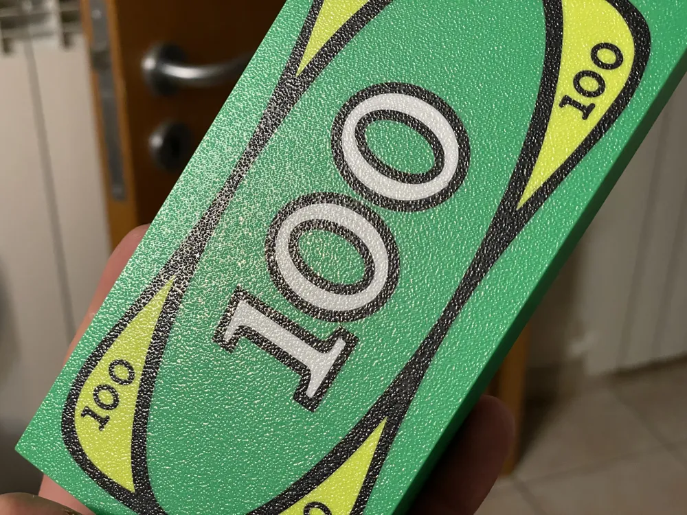 Highly detailed 100 banknote, Giant Bricks style - Free 3D Print Model ...