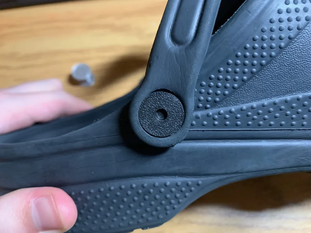 Croc Heel Strap Button by Brad2586 MakerWorld: Download Free 3D Models