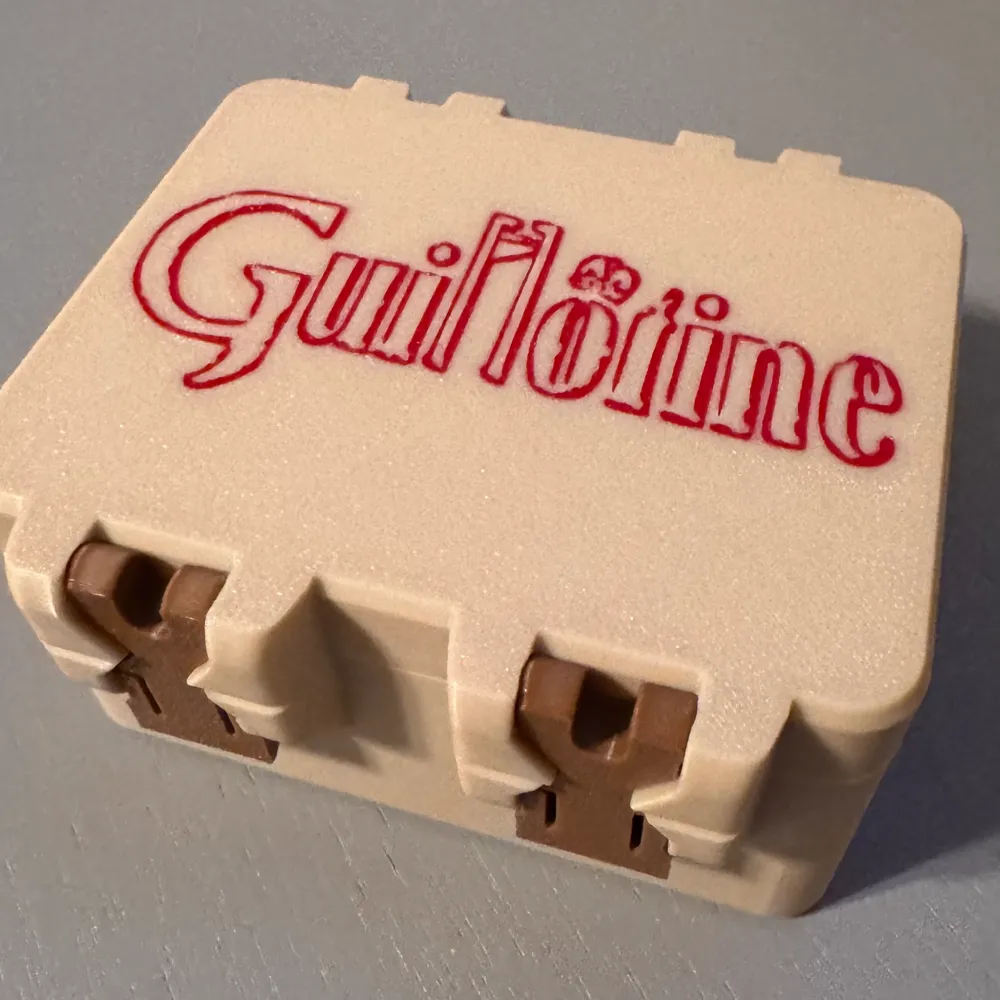 Guillotine Card Box - Snaplock - Free 3D Print Model - MakerWorld