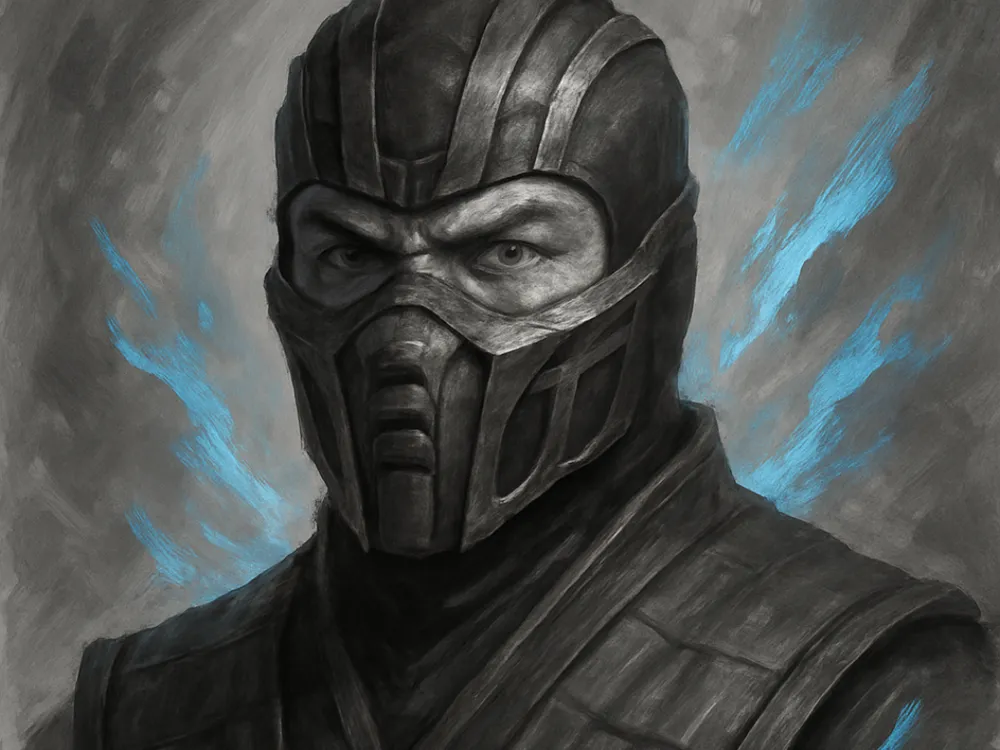 Sub - Zero Mortal Kombat Hueforge - Free 3D Print Model - MakerWorld