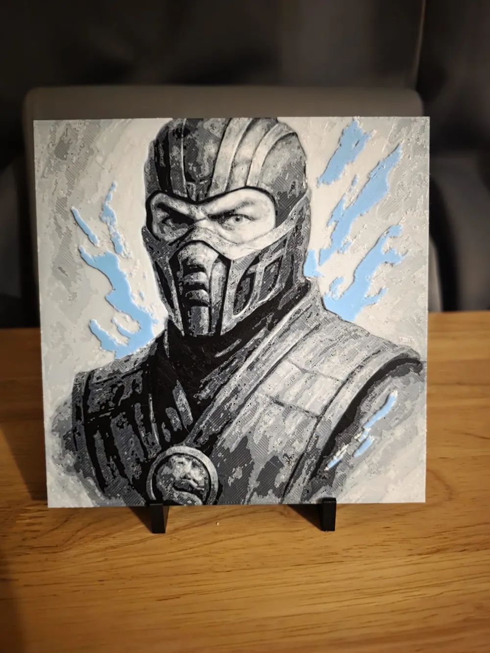 Sub - Zero Mortal Kombat Hueforge - Free 3D Print Model - MakerWorld