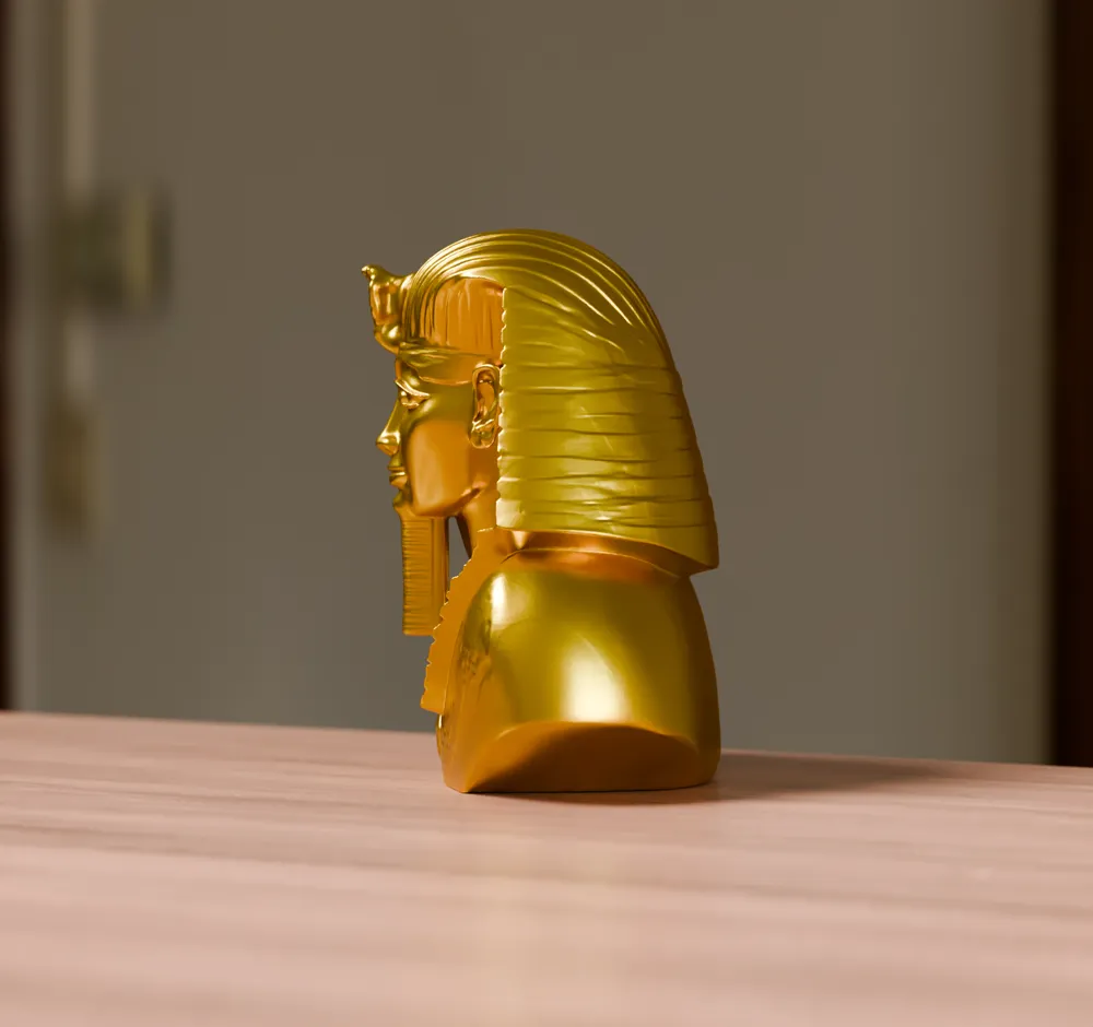 Pharaoh Bust by Budahazi_Design MakerWorld: Download Free 3D Models