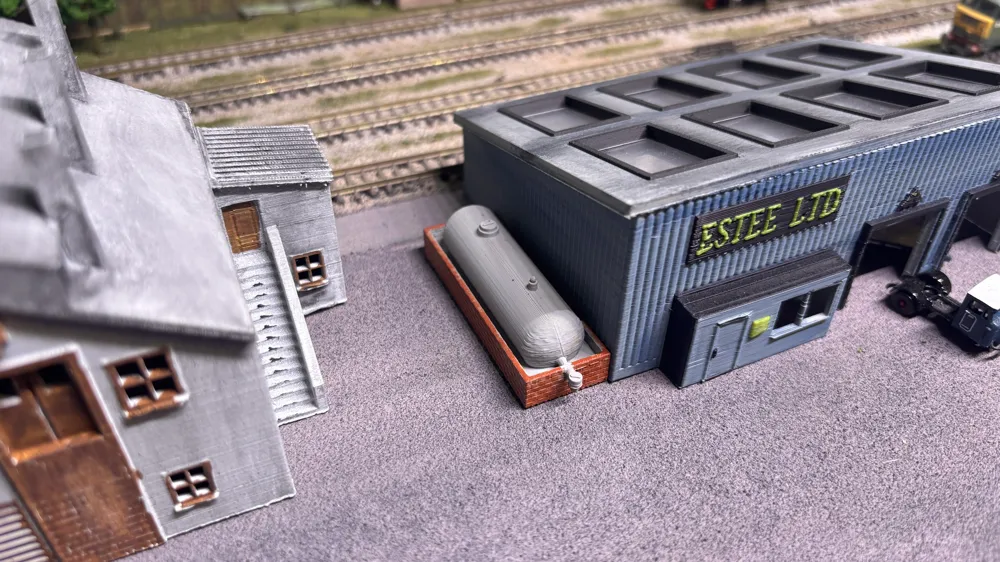 N / OO Scale Fuel Storage Tank (Model Railway) - Free 3D Print Model ...